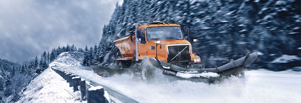 Snow Plow Truck Logo SnowDogg® VMXII Snow Plow With RapidLink™